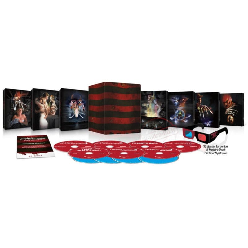 Freddy l'intégrale 4k Steelbooks Blu-ray UHD