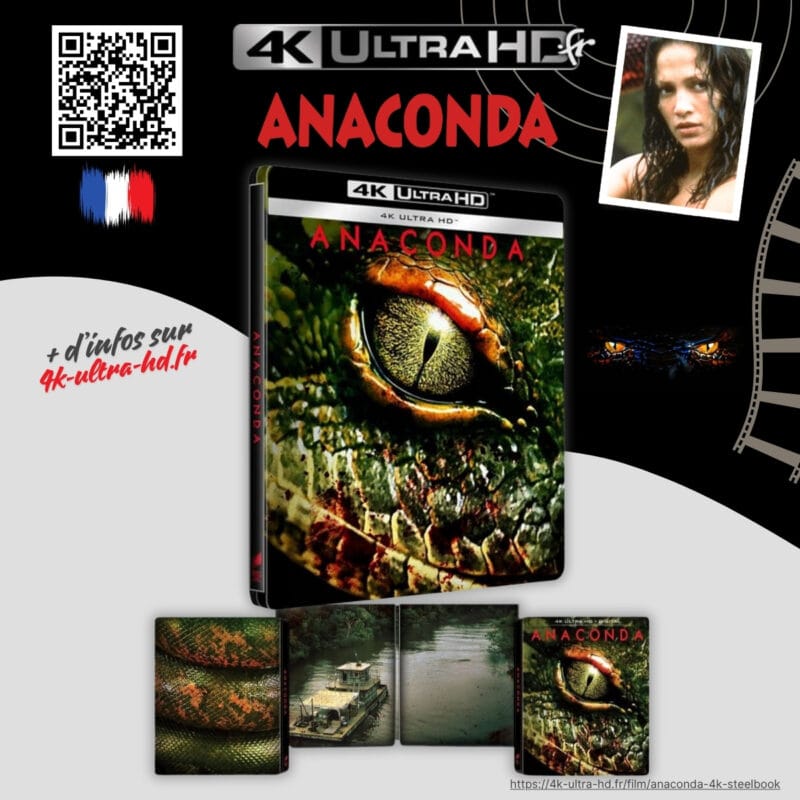 Anaconda 4k Steelbook Blu-ray UHD 1997