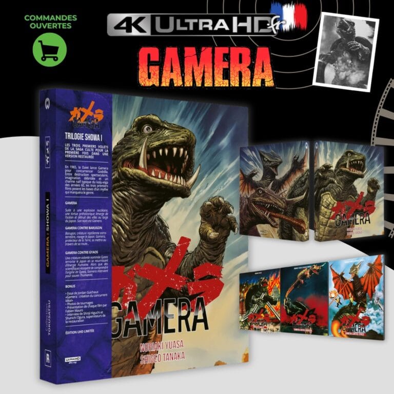 GAMERA Showa Partie 1 4K Collector Blu-ray UHD 1965