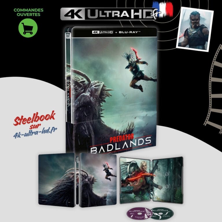 Predator Badlands 4K Steelbook Blu-ray UHD 2025