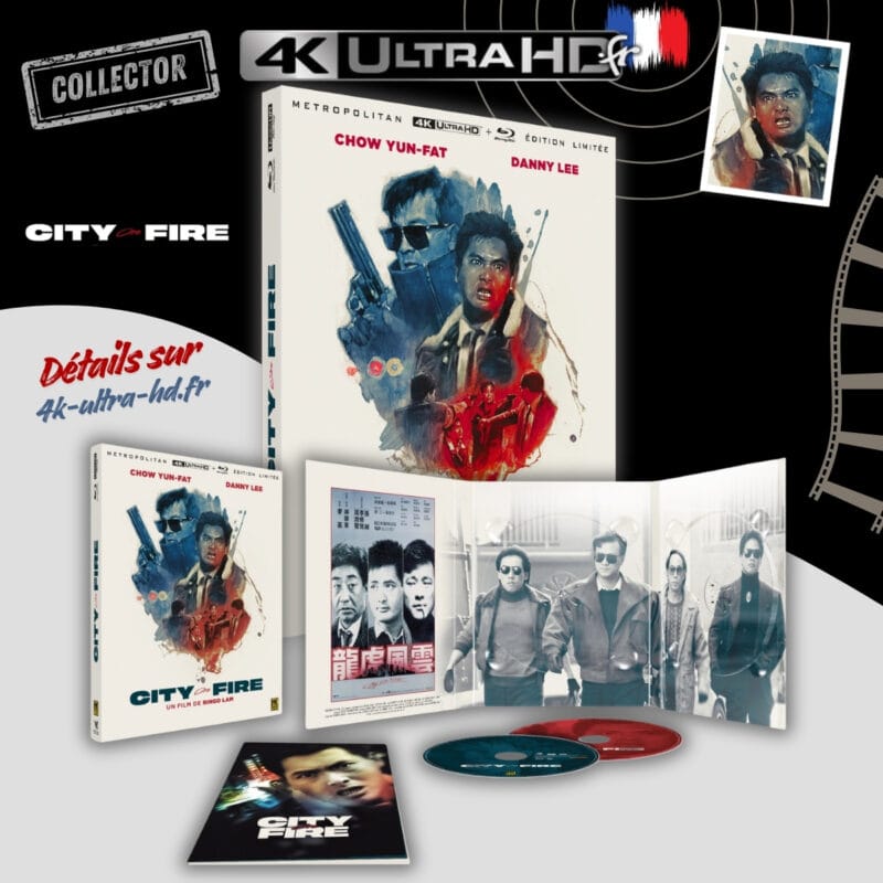 City on Fire 4K Collector Blu-ray UHD 1987